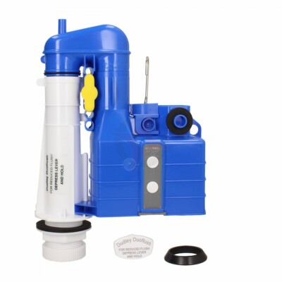 Dudley Adjustable Niagra Mechanical 6/4L Dual Flush Height Turbo Syphon ...