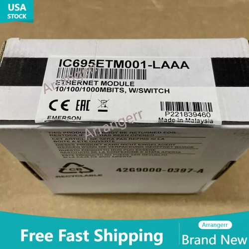 Emerson IC695ETM001-LAAA Ethernet Module for RX3i PLC – NEW in Box US ...
