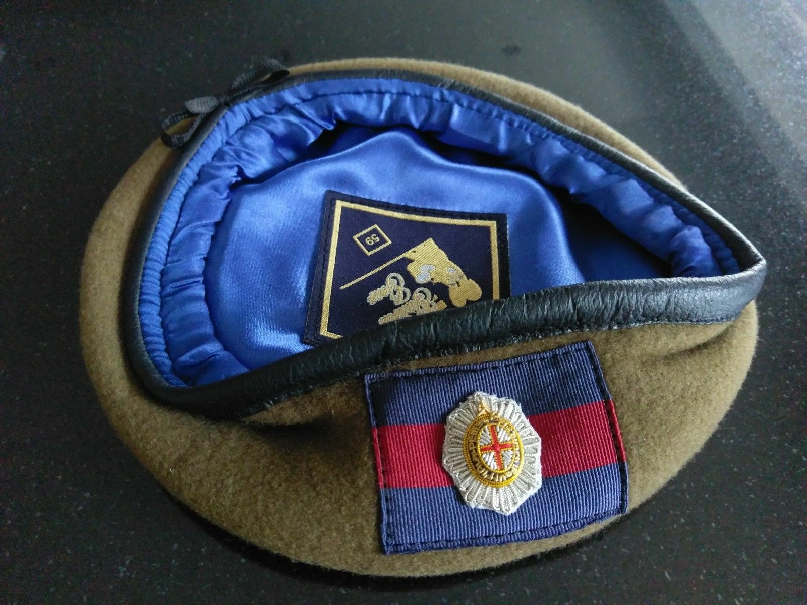 Princess of Wales`s Royal Regiment PWRR Beret & Cap Badge New Smal ...