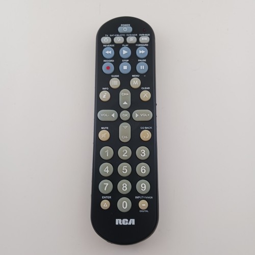 Genuine RCA Universal Remote Control Big Button RCR4258R R20052 01A13 ...