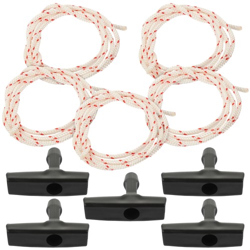 5pcs garage door handle starter rope pull cord pushing mower pull cord ...
