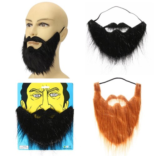 Prom Props Party Halloween Moustache Wig Fancy Dress Facial Hair Fake ...