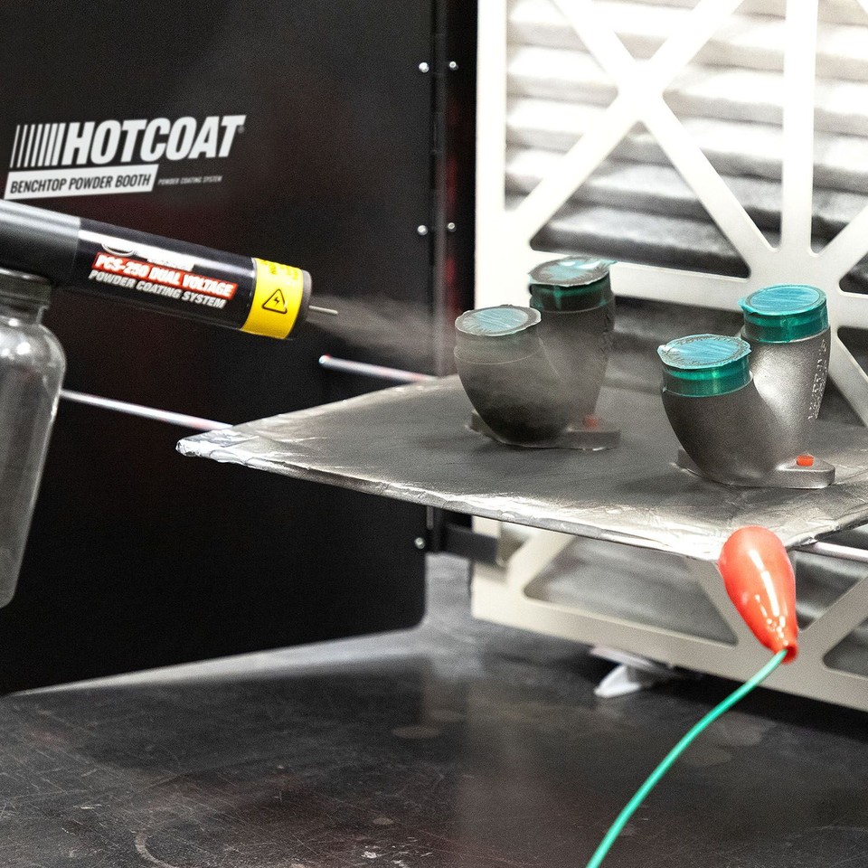 Eastwood HotCoat PCS-250 Powder Coating Gun, Benchtop Oven & Booth Kit ...