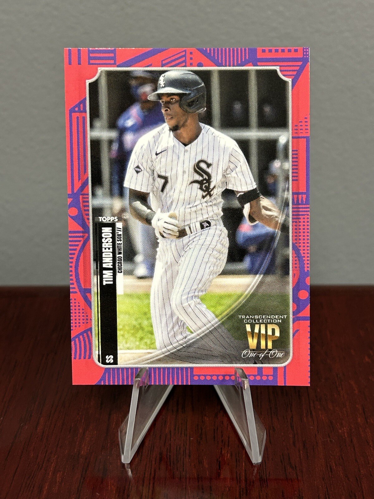 2021 Topps Transcendent Collection VIP Tim Anderson 1/1 Chicago White ...