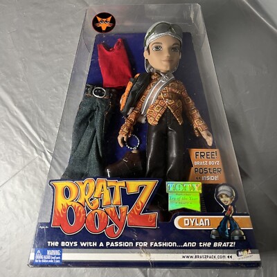 MGA Entertainment Bratz Boy Dylan “the Fox” Fashion Doll 2002 New Open ...