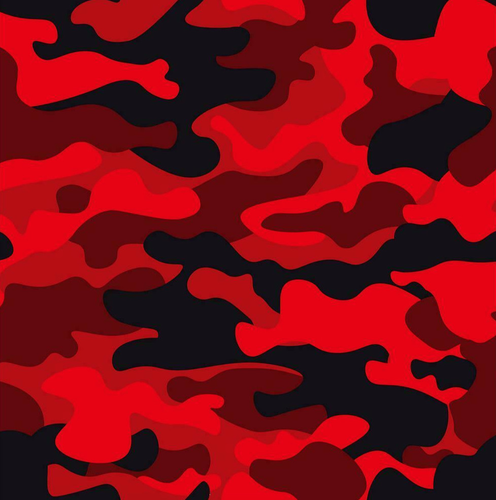 Red And Black Camo Background