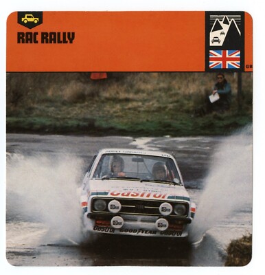 Rac Rally - Racing Rallies Edito Service SA Auto Rally Card | eBay
