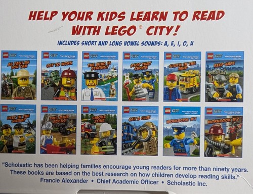 Lego City Phonics - Kindergarten, first grade homeschool 10 Books, 2 ...