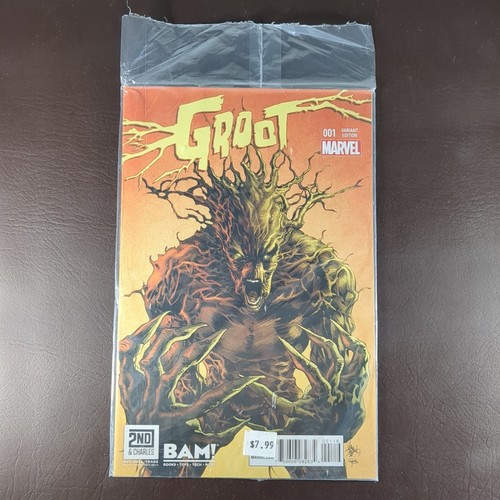 Groot #1 - Mike Deodato Bam! Books a Million / 2nd & Charles Variant ...