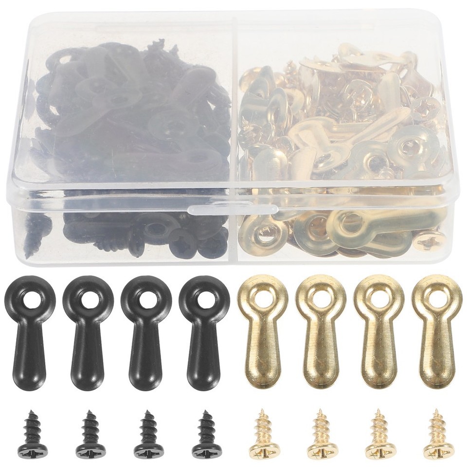 120PCS Frame Picture Turn Button Fasteners with Screws Photo Frames ...