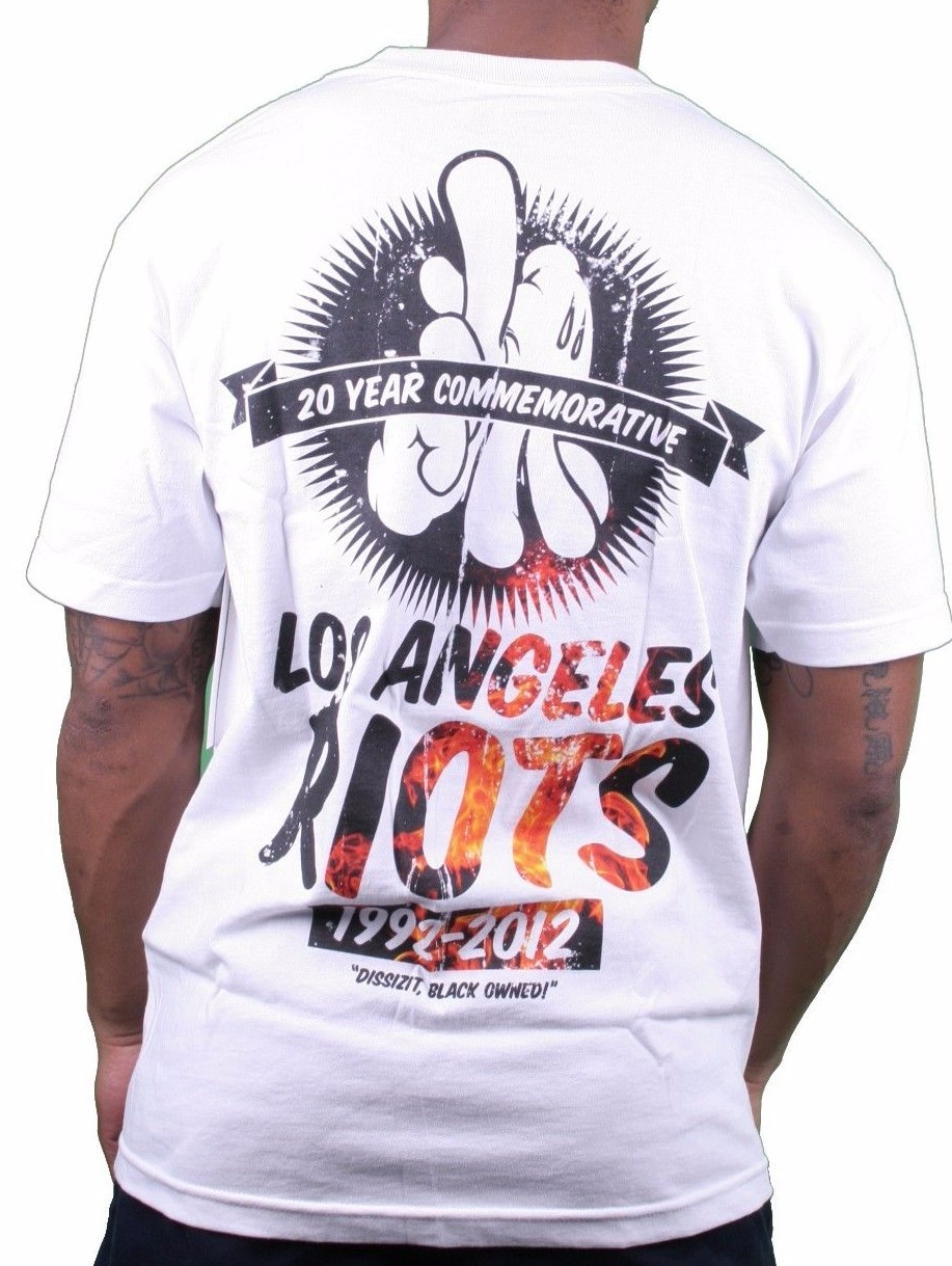 Dissizit Mens White 2012 20 Years Commemorative Los Angeles Street ...
