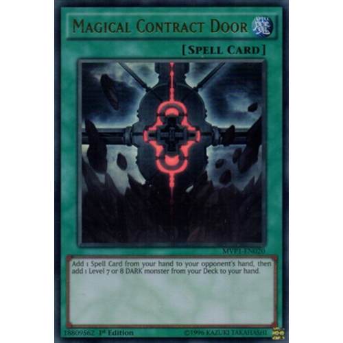 Magical Contract Door - MVP1-EN020 - Ultra Rare - 1st Edition | eBay