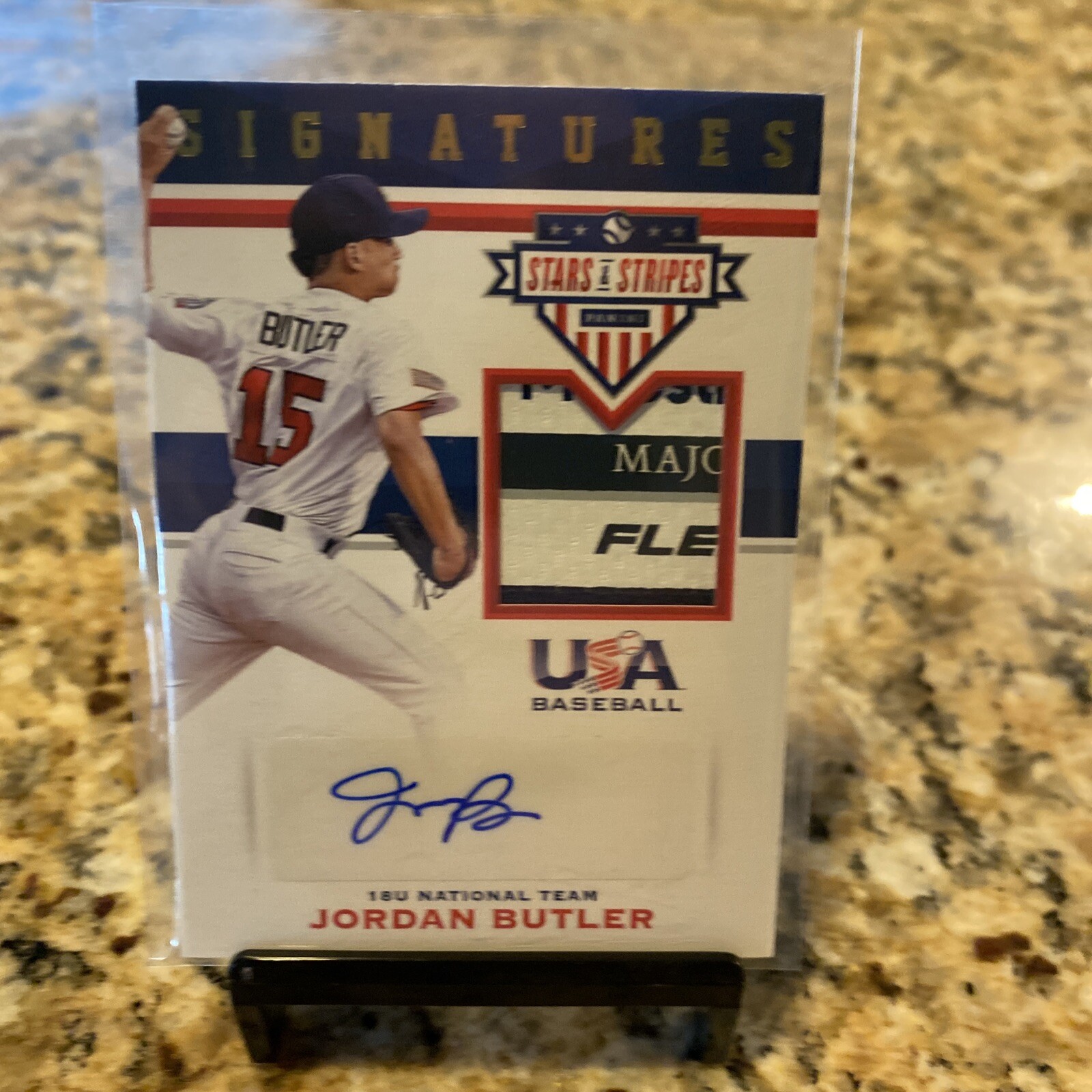 2017 USA Baseball Jordan Butler Patch Auto /8 | eBay