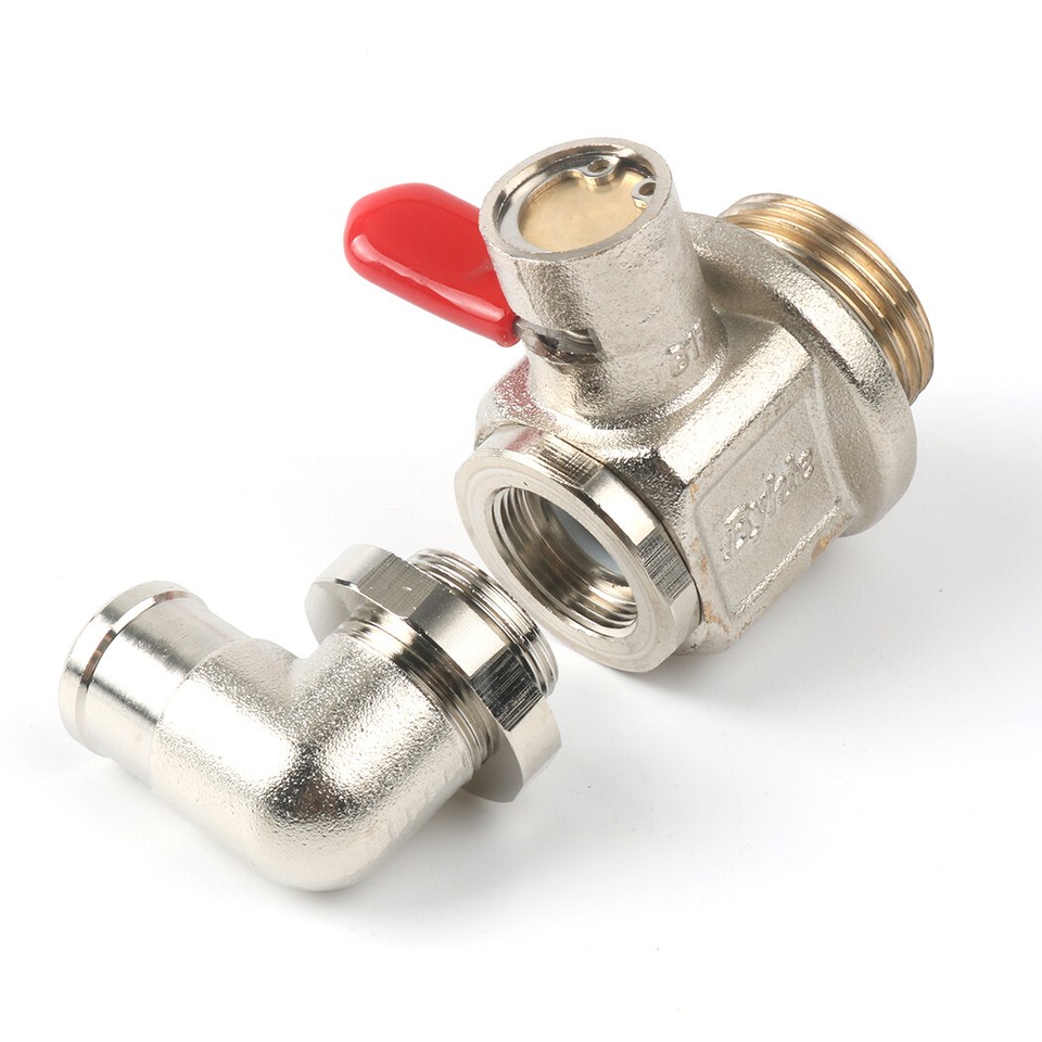 Oil Drain Valve L-Shape Hose End Combo (27mm-2.0) with removable | eBay