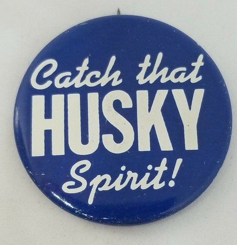 University of Connecticut Huskies UConn Lapel Pin "Catch That Husky ...