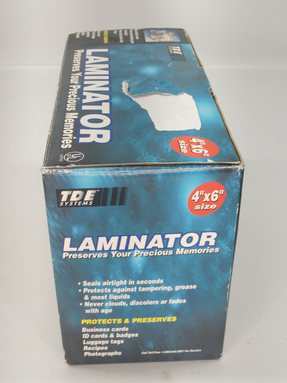 TDE Systems HL-406 4x6 Laminator Perfect for IDs/Badges/Pictures/Photos ...