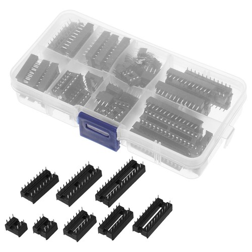 1 Set Coiled Ic End Caps IC Female Connector IC Chip Socket IC Socket ...