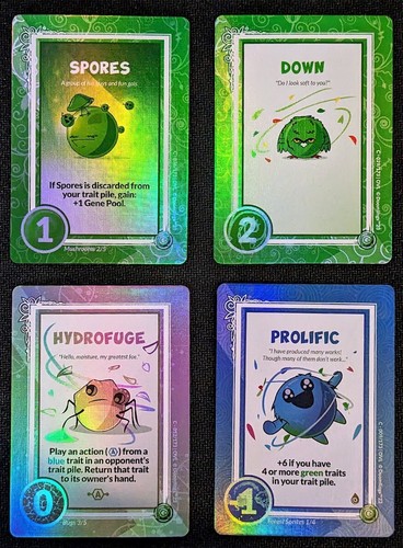 Doomlings Overlush Holofoil 4 Card Lot #009 #029 #036 #052 | eBay
