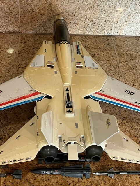 1/18 1983 G.I. Joe Skystriker XP-14F Combat Jet repaired gear | eBay