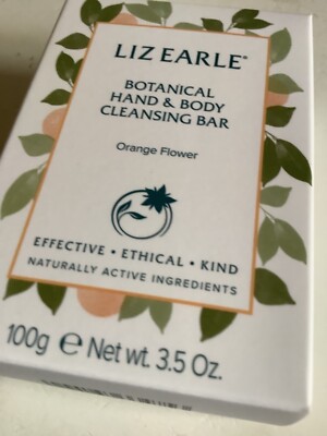 Liz Earle Botanical hand & body cleansing bar orange flower 100g NEW🍊🌸 ...