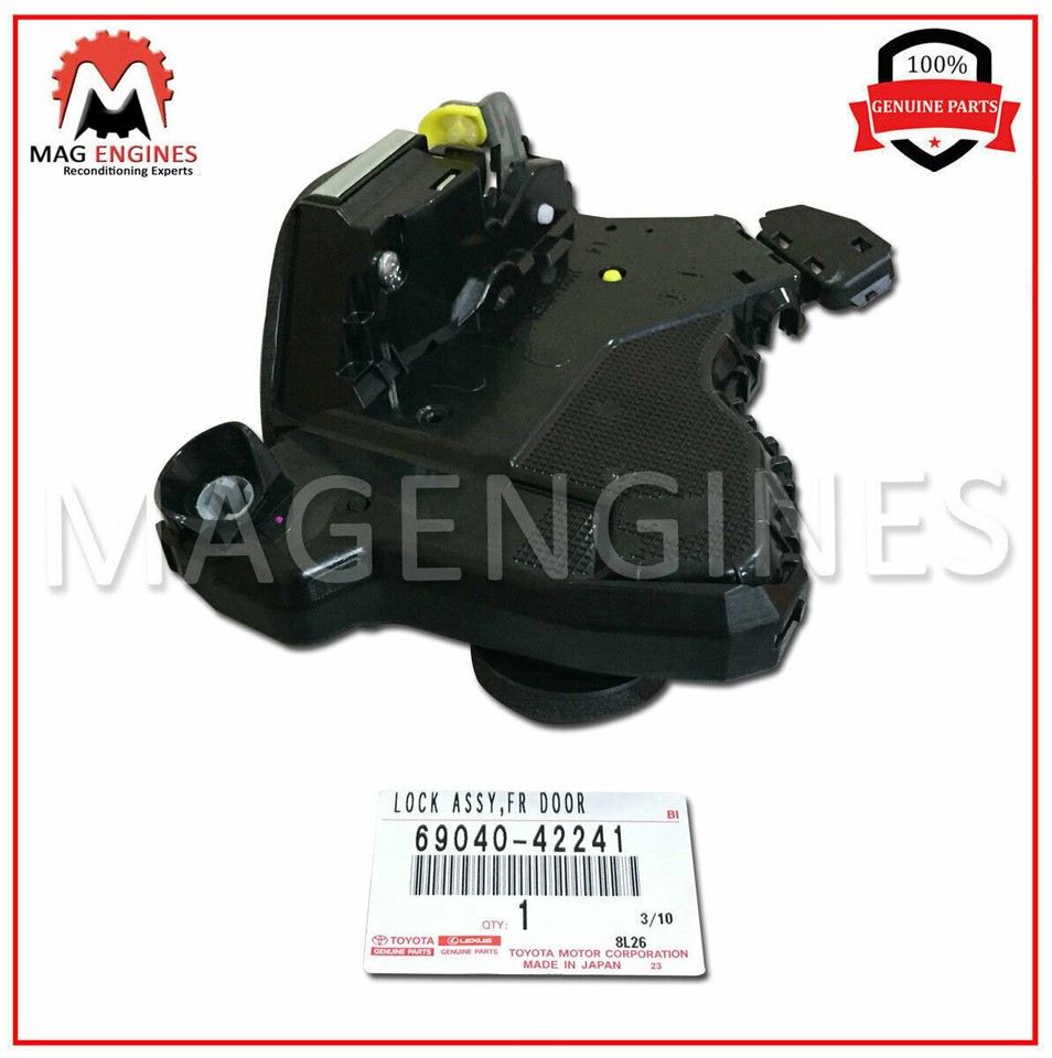 69040-42241 GENUINE OEM LOCK ASSY, FRONT DOOR W/MOTOR, LH 6904042241 | eBay