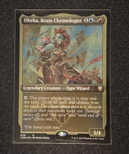 1x Obeka, Brute Chronologist - Foil Etched NM-Mint, English Commander ...