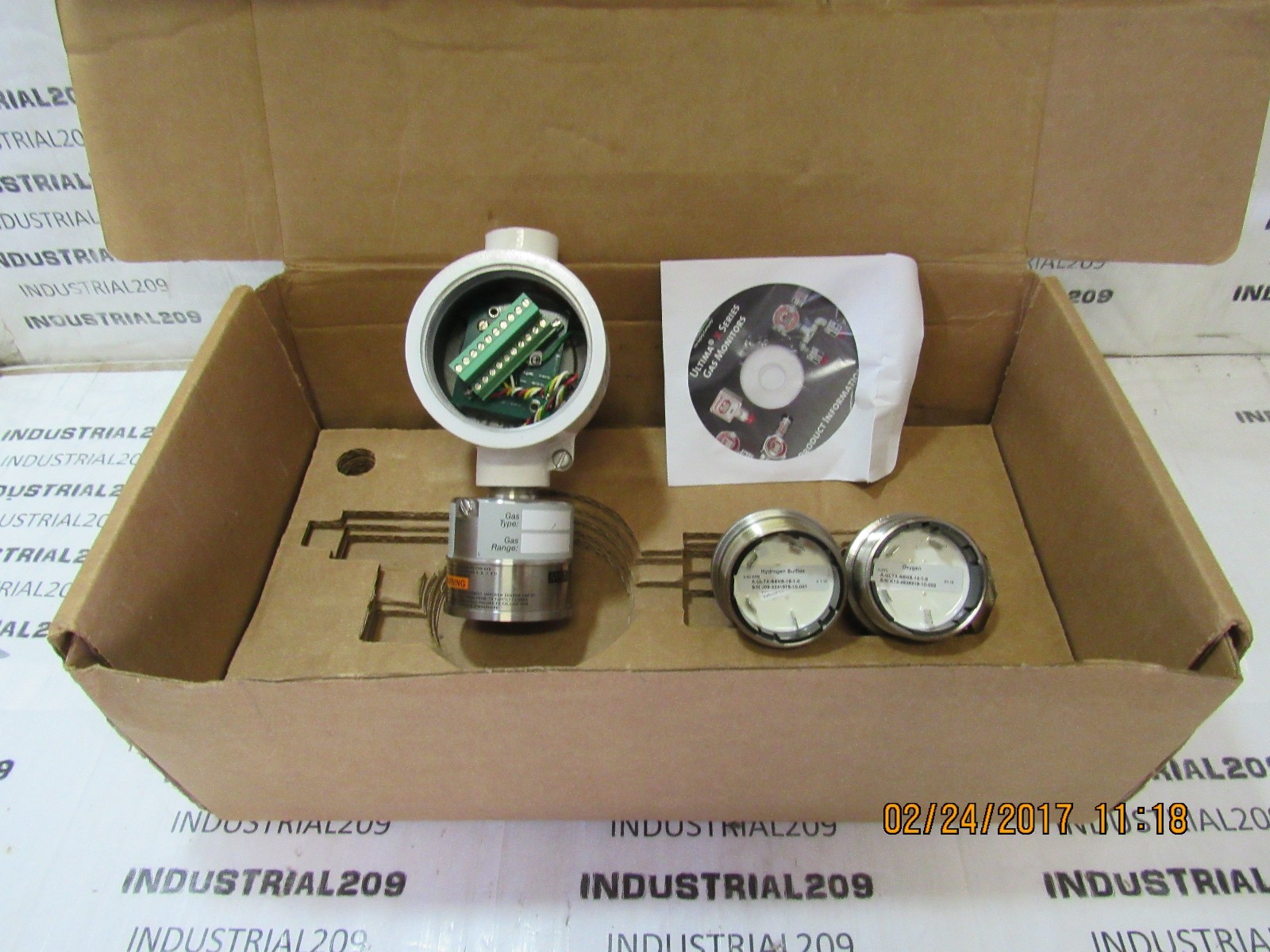 MSA ULTIMA X REMOTE SENSOR A-ULTX SENS-16-1-0-HYDROGEN SULFIDE & OXYGEN ...