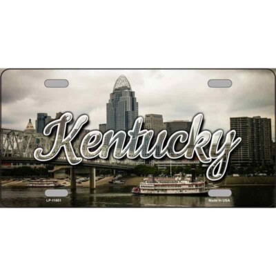 MINI Size 4"x2.2" License Plate Metal Novelty Sign Tag Kentucky City ...
