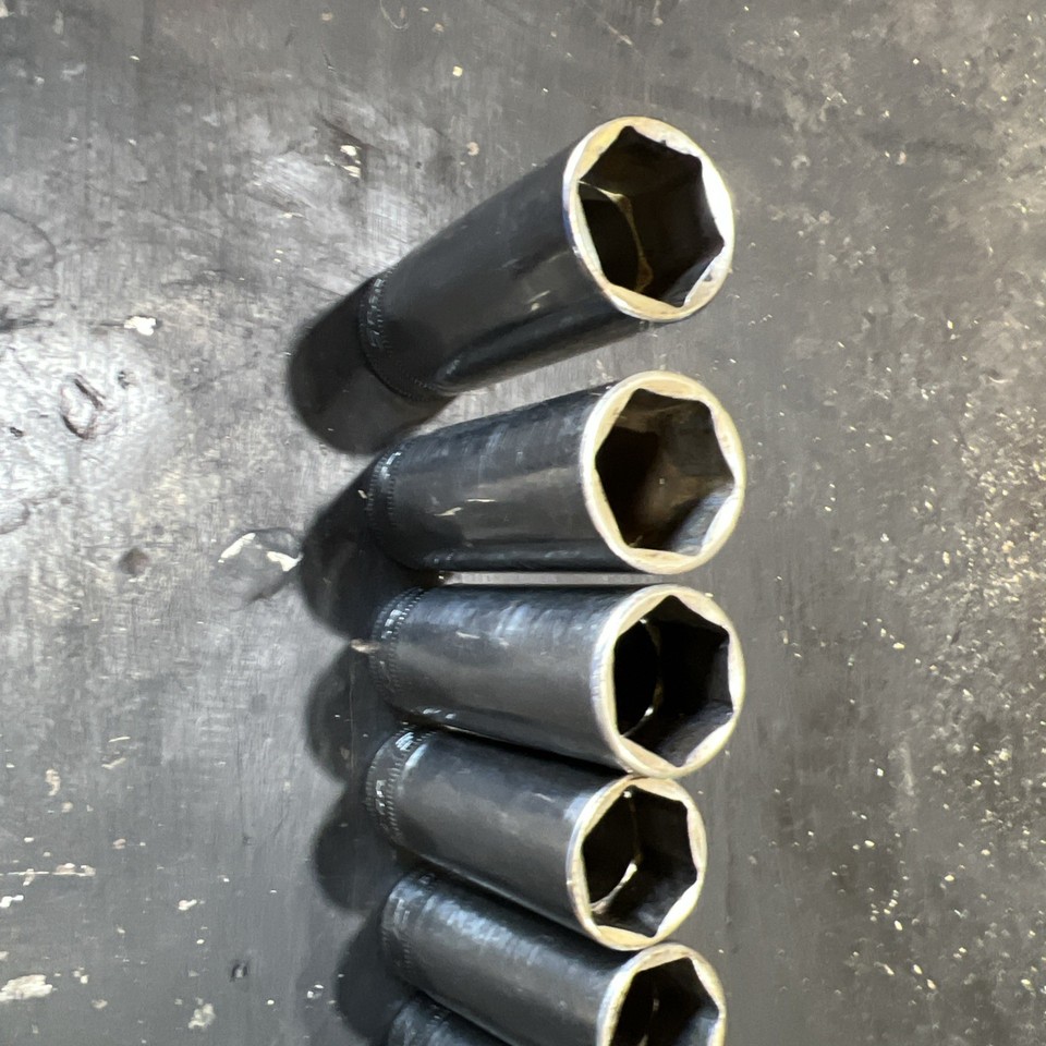 Snap On 11 Piece SFSM 6 Point Deep Well Socket Set 9-19mm SUPER CLEAN ...