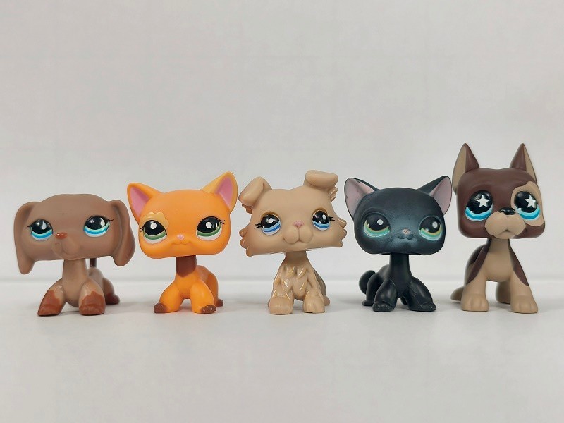 5pcs/lot Littlest Pet Shop Figure LPS Cat Dog #518#1643#1194#336#817 ...