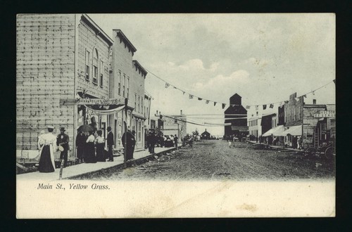 Main St Yellow Grass - Main Street, Yellow Grass, Saskatchewan Ped- Old ...