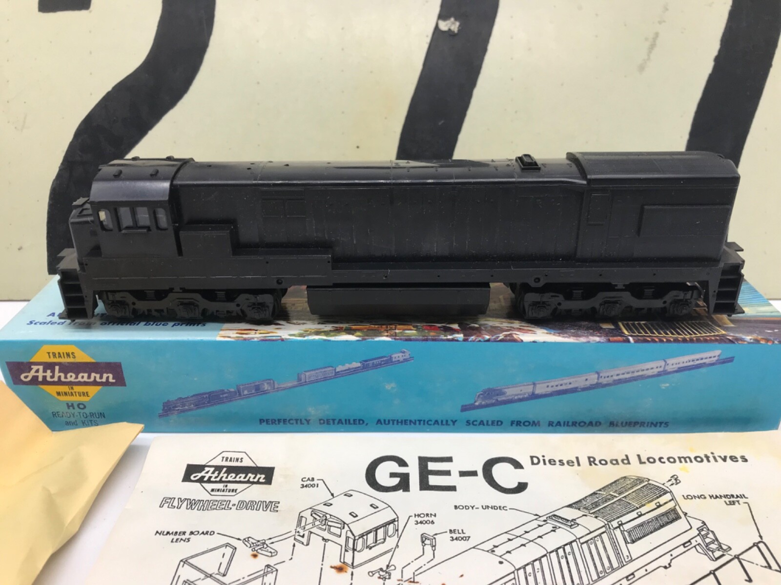 HO Scale Athearn 3430 Undecorated U28c Diesel Locomotive Dummy for sale ...