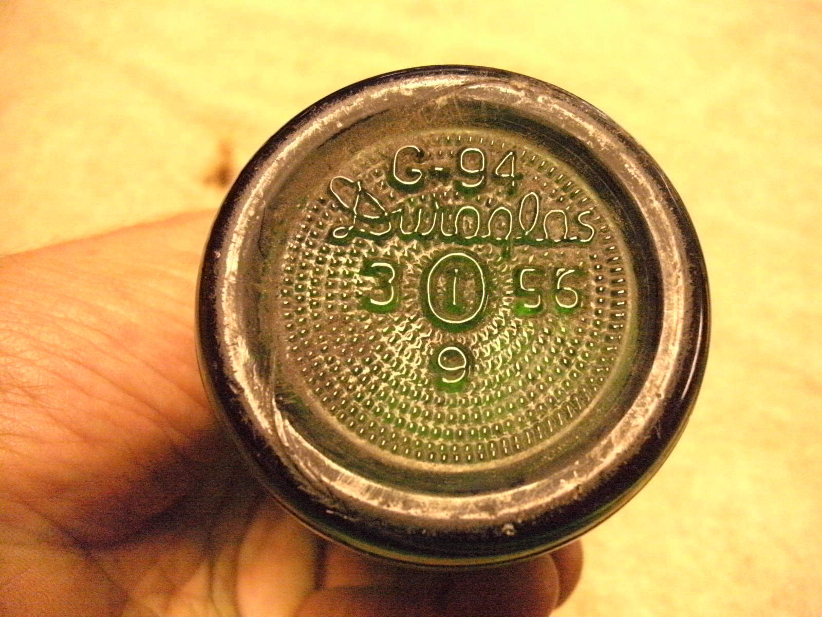 Canada Dry Soda Pop Bottle Glass G-94 Duraglas Dated 1956~FAST SHIPPING ...