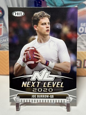 2020 Sage HIT Next Level Silver- Joe Burrow #47 LSU CIN Bengals RC ...