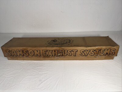 SAMSON 26” Fishtail Exhaust NOS True Duals For Harley Davidson Soft ...