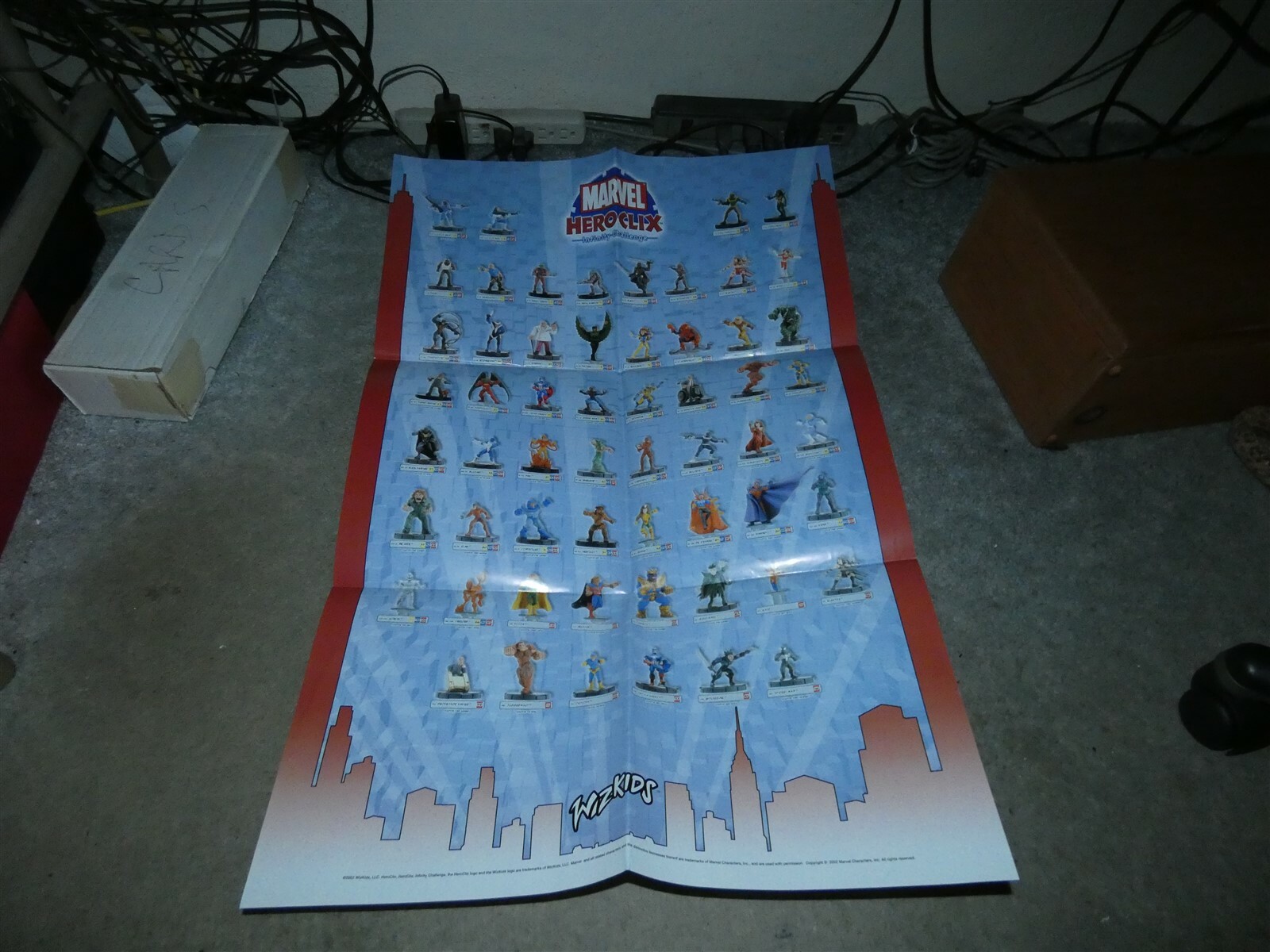 Marvel Heroclix: Infinity Challenge 2002 Checklist Promotional Poster ...