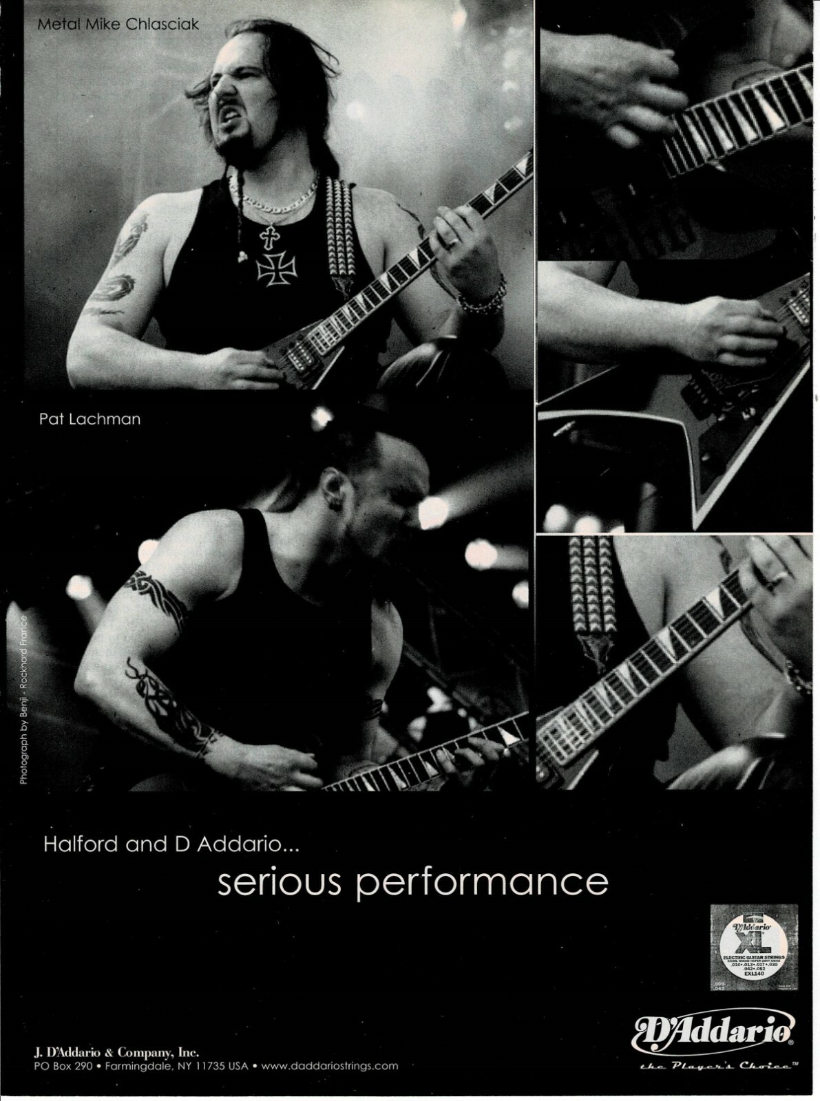 D'Addario Strings - PAT LACHMAN / MIKE CHLASCIAK - 2003 Print Ad | eBay