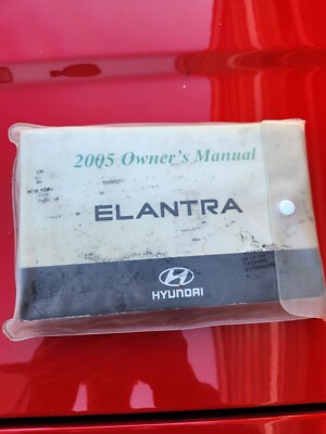 05 2005 Hyundai Elantra owners manual Book | eBay