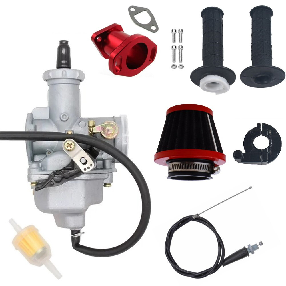 27mm Carb & Cable Choke For Predator 212cc GX200 196cc Clones Mini Bike ...