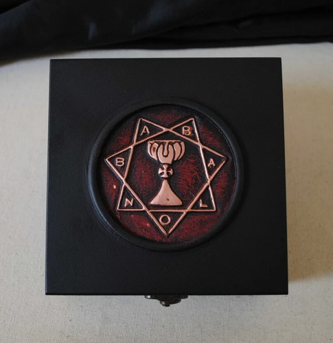 Babalon Ring Case, Occult Art Septagram, Aleister Crowley Symbols ...