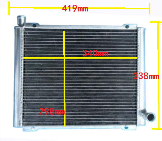 FPR 12-20 Aluminum Radiator CAN AM OUTLANDER/MAX/RENEGADE L 450/500/650 ...