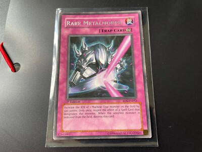 Yu-Gi-Oh 1st Edition Rare Metalmorph Rare Trap Card RDS-EN052 Shiny ...
