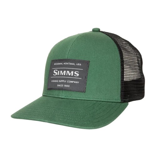 Simms Original Patch Trucker Hat - Moss - FREE SHIPPING 694264549926 | eBay