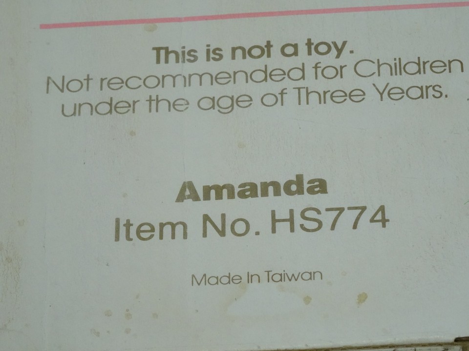 LIMITED 885/2000 AMANDA by THELMA RESCH WORLD GALLERY DOLL ~ 23" * NIB ...