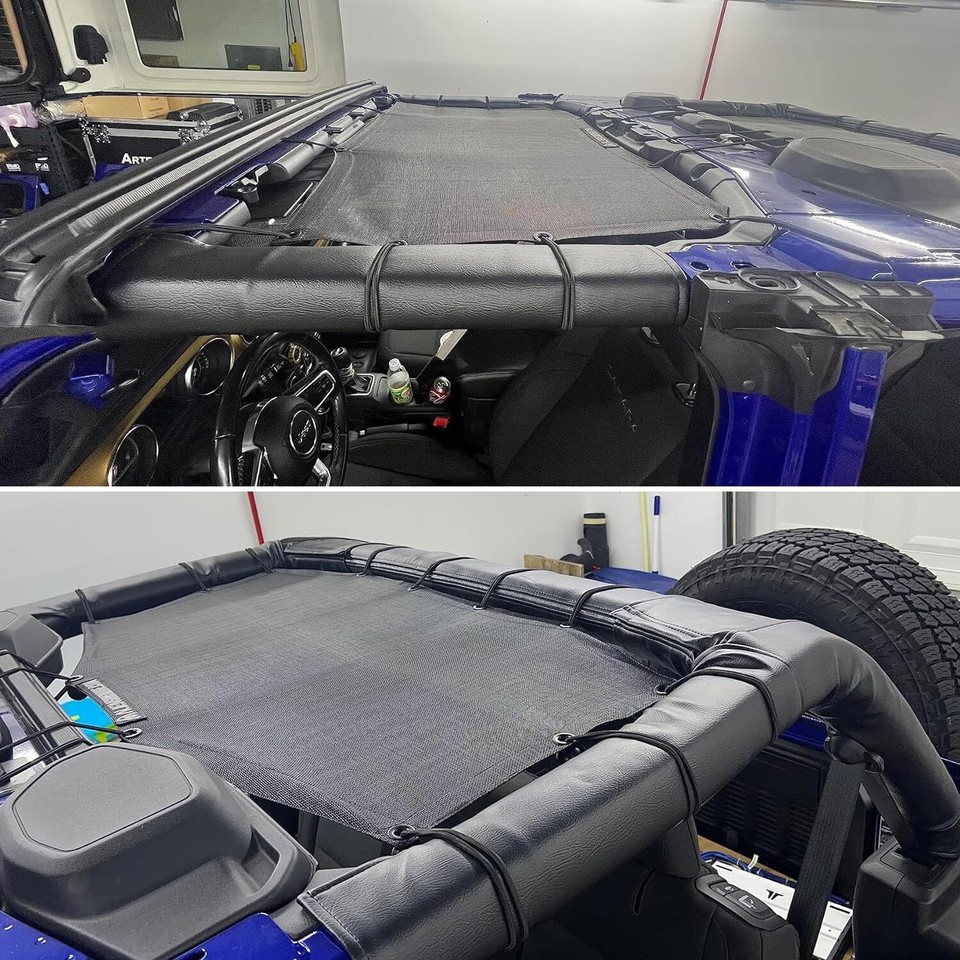 Roll Bar Cover Padding Kit For Jeep Wrangler JL Unlimited 4 Door 2018 ...