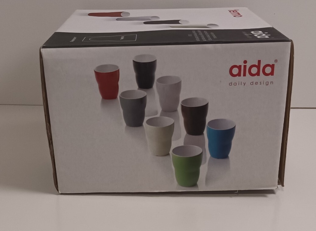 Aida Daily Design Termo Thermo Mugs Coffee Cup Set Of 4 Chocolate Brown ...