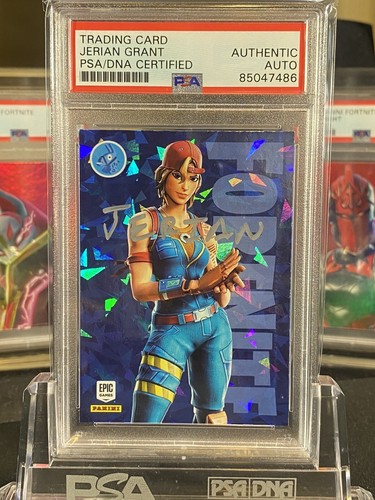 2021 Panini Fortnite Series 3 Sparkplug #81 Jerian PSA/DNA Authentic ...