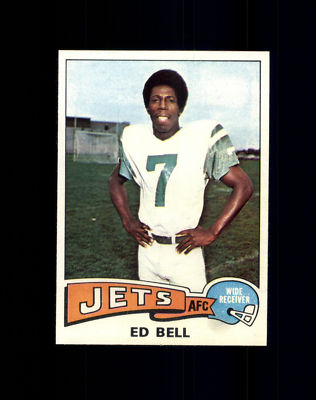 1975 Topps #122 Ed Bell - New York Jets NM/MT (A02A) | eBay