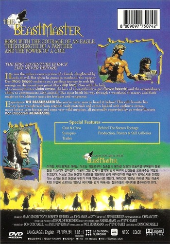 The Beastmaster (1982) Marc Singer / Tanya Roberts DVD NEW *SAME DAY ...