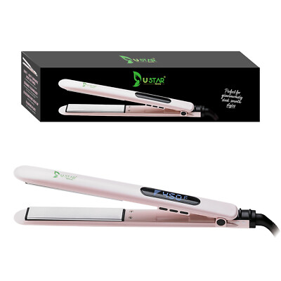 Titanium Hair Straightener, Ustar Professional Flat Iron with Digital ...